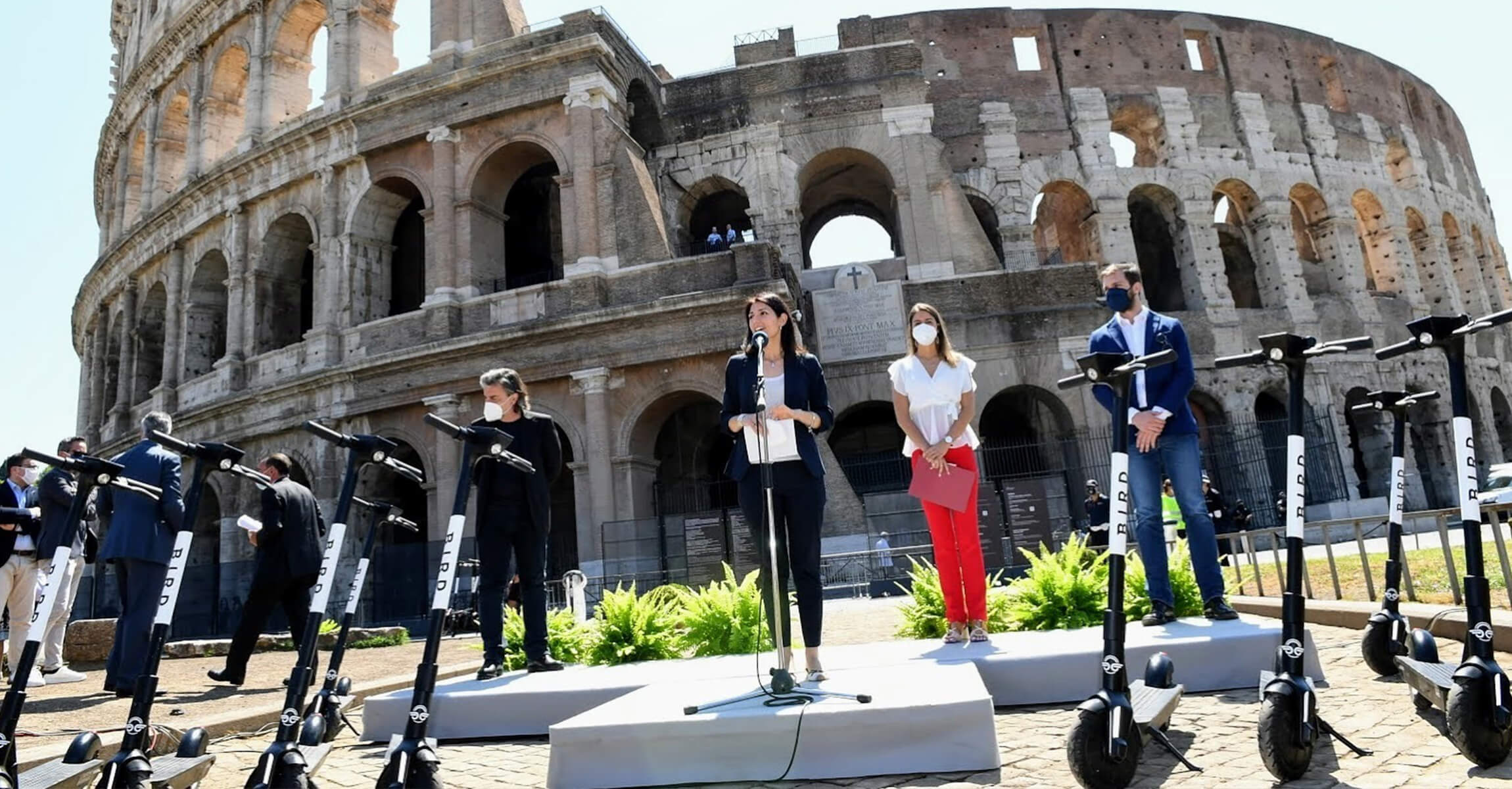 Rome Reopens, This Time with Electric Scooters