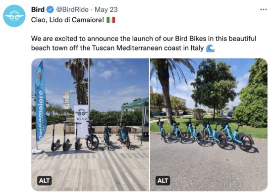 New Exclusive Bird Launches Accelerate Global Micromobility Growth