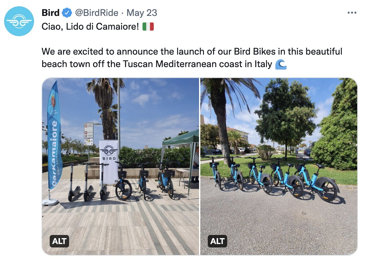 New Exclusive Bird Launches Accelerate Global Micromobility Growth